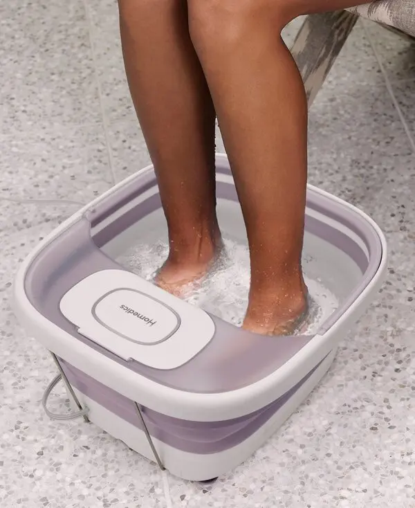 HOMEDICS Easy Store Luxe Footbath With Heat Boost