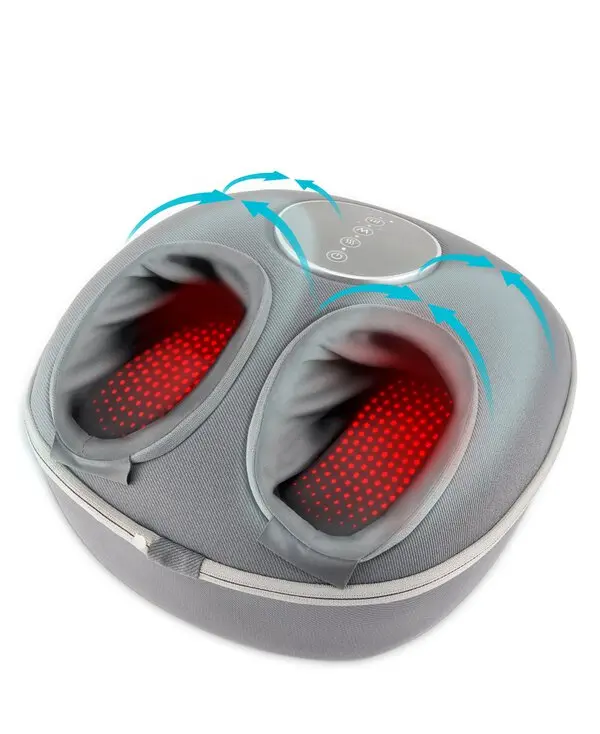 HOMEDICS Shiatsu Air Deluxe Foot Massager With Heat - Gray