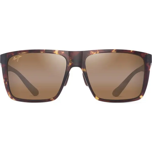 Maui Jim Honokalani 57mm Square Sunglasses - Brown