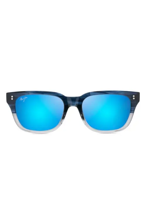 Maui Jim Likeke Square Sunglasses - Blue