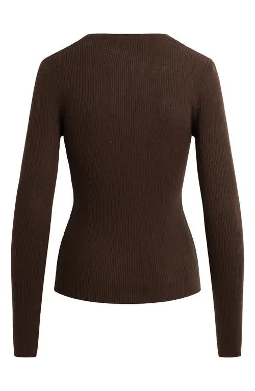 FAVORITE DAUGHTER Take It Easy Wool Sweater