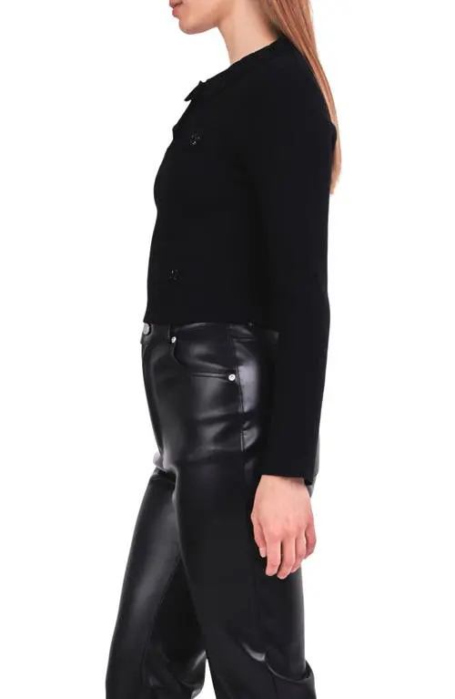 Endless Rose Rib Button Accent Knit Top