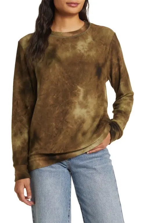 Loveappella Tie Dye Hacci Knit Top
