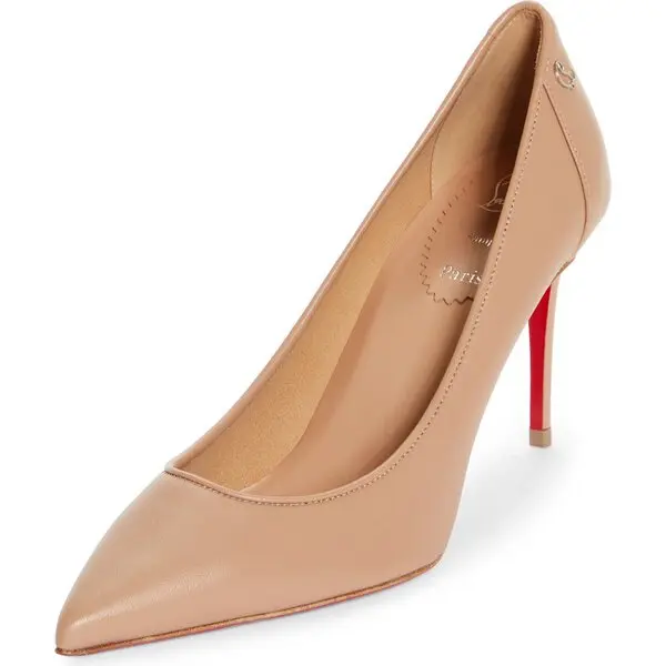 CHRISTIAN LOUBOUTIN Sporty Kate Pointed Toe Pump - N295 Blush/ Lin Blush