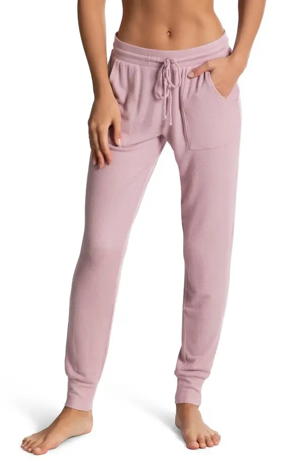 MIDNIGHT BAKERY Heathered Hacci Pocket Joggers