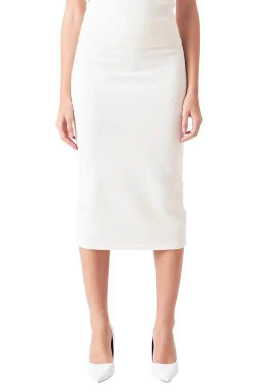 Endless Rose Midi Pencil Skirt