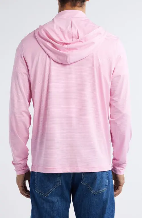 Johnnie-o Hybrid Performance Quarter Zip Hoodie - Cabo