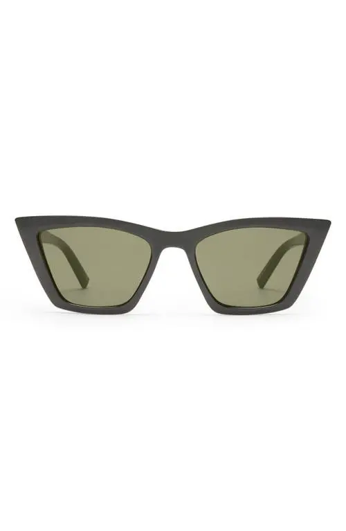 Le Specs Velodrome 54mm Cat Eye Sunglasses - Black