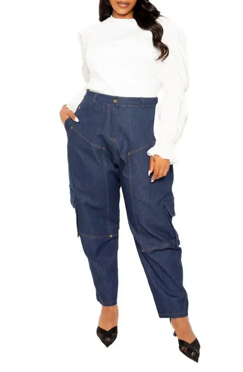 BUXOM COUTURE Straight Leg Carpenter Jeans