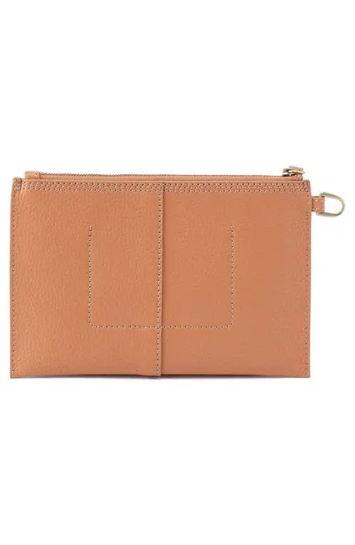 Hobo Small Vida Leather Wristlet - Biscuit/coconut Shell