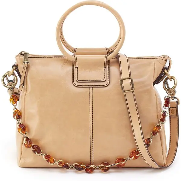Hobo Medium Sheila Leather Satchel - Desert Sand