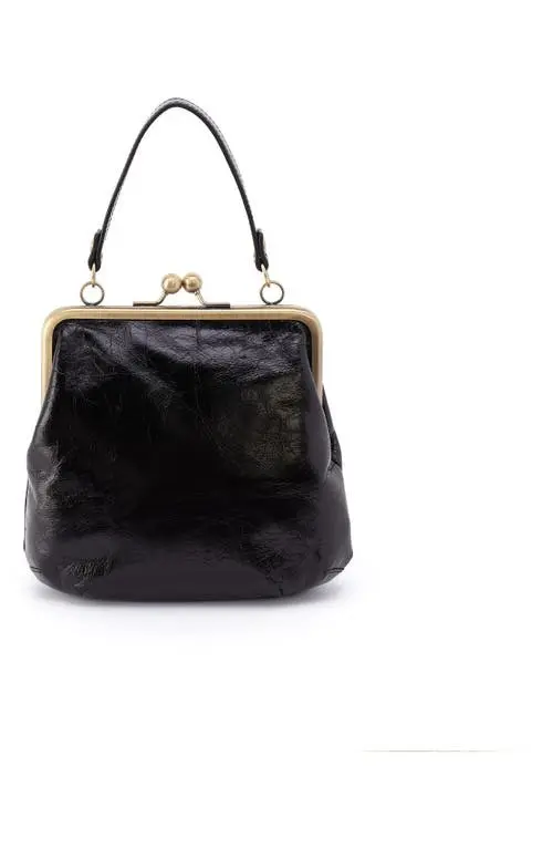 Hobo Alba Leather Frame Crossbody Bag