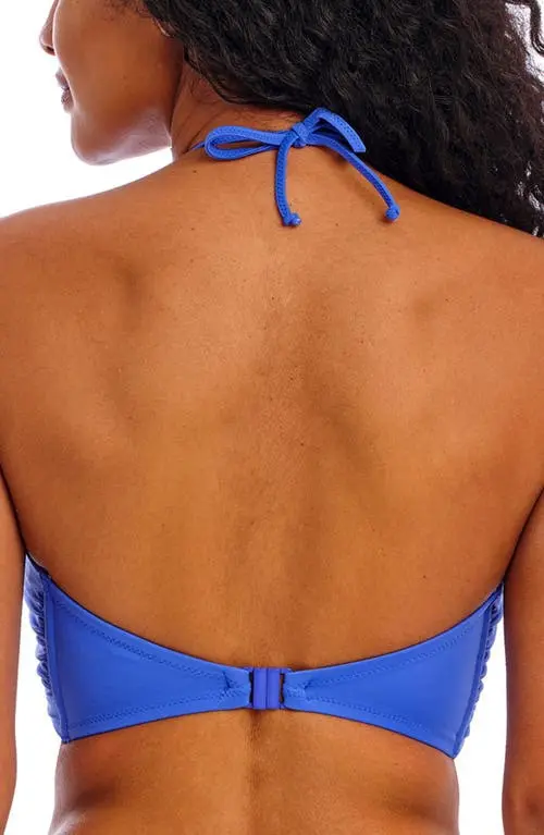 Freya Jewel Cove Underwire Bikini Top - Plain Azure