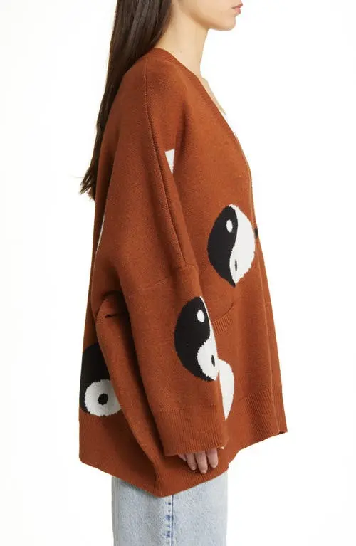 DRESSED IN LALA Main Character Oversized Cardigan