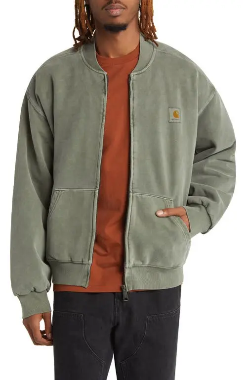 Carhartt Work In Progress Vista Cotton Fleece Bomber Jacket