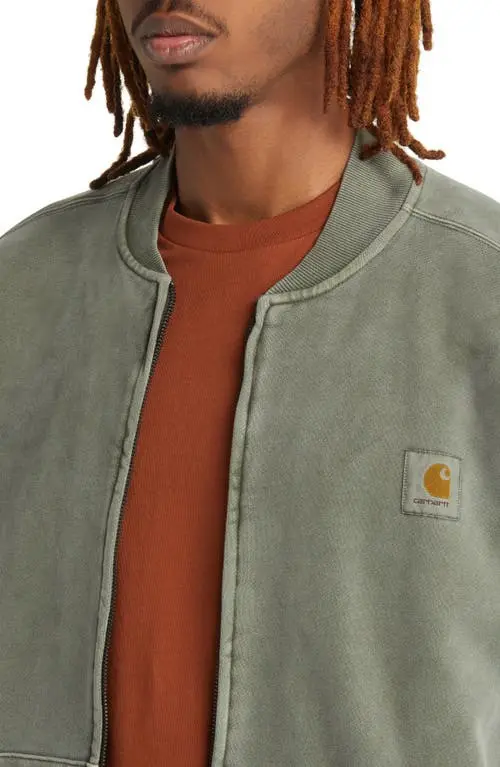 Carhartt Work In Progress Vista Cotton Fleece Bomber Jacket