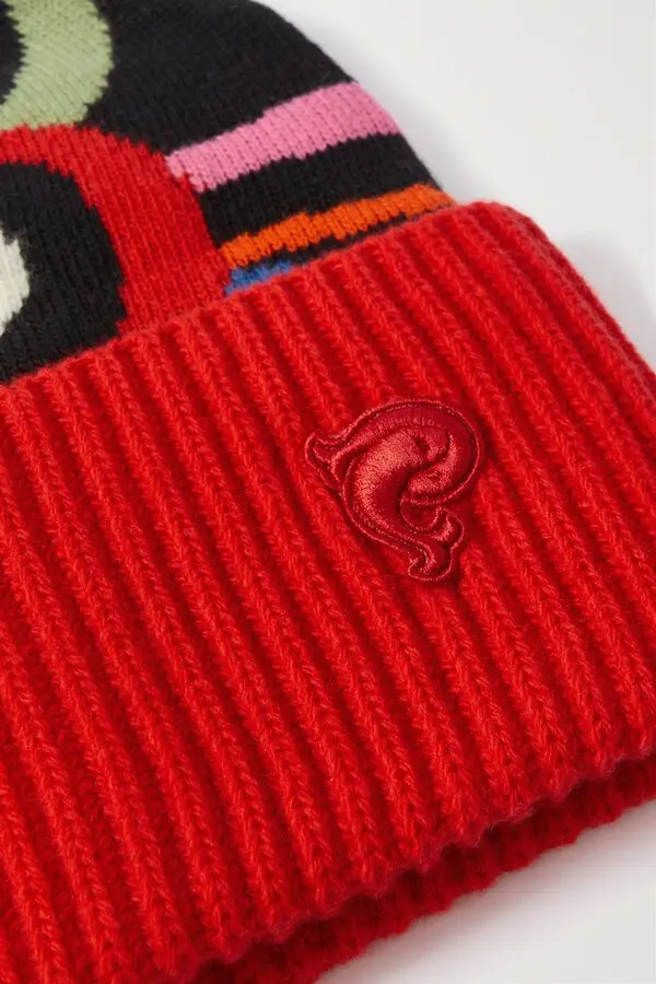 Emilio Pucci Wool-jacquard Beanie