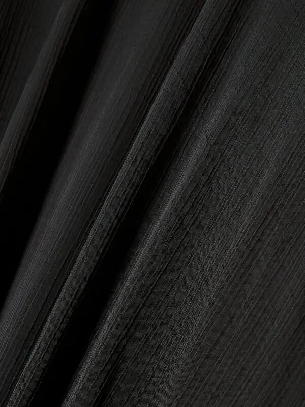 ABADIA Crinkled-voile Maxi Dress