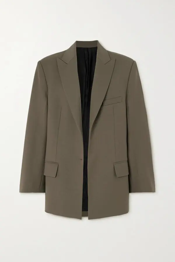 Victoria Beckham Oversized Twill Blazer