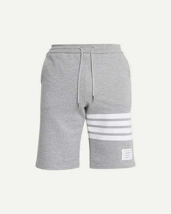 Thom Browne 4-bar Terry Sweat Shorts - Light Gray