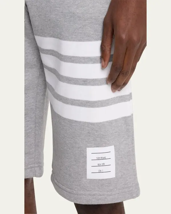 Thom Browne 4-bar Terry Sweat Shorts - Light Gray