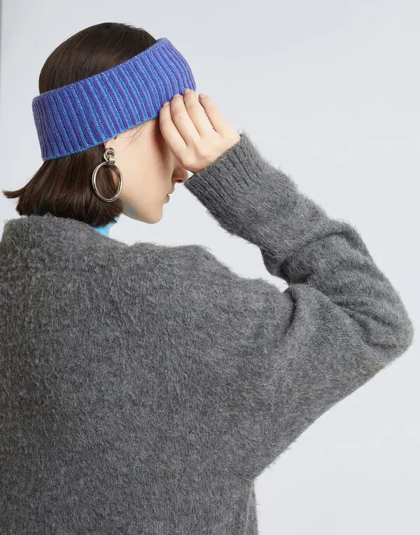 8 BY YOOX Recycled Wool Headband - Blue