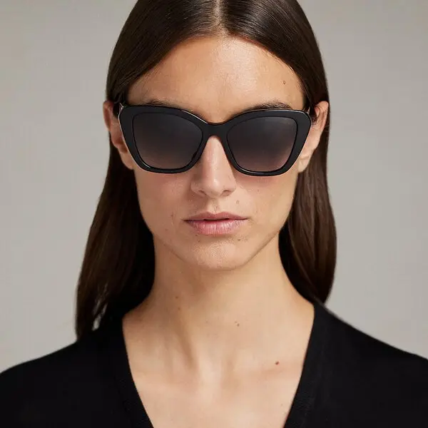 Ralph Lauren Isabel Butterfly Sunglasses - Black