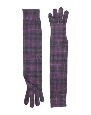 8 BY YOOX Printed Long Gloves - Purple