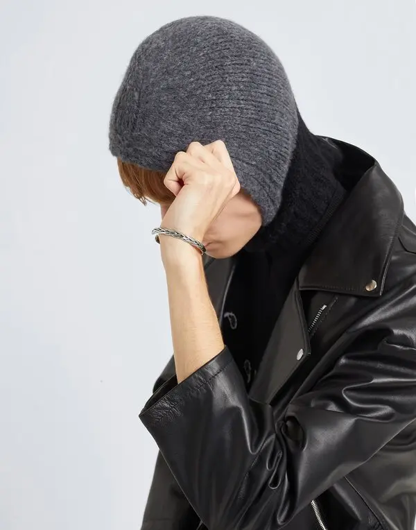 8 BY YOOX Soft Open Balaclava Hat In Recycled Polyamide Blend