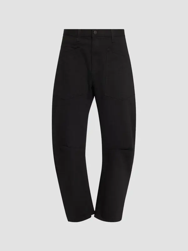NILI LOTAN Shon Barrel Jeans - Black