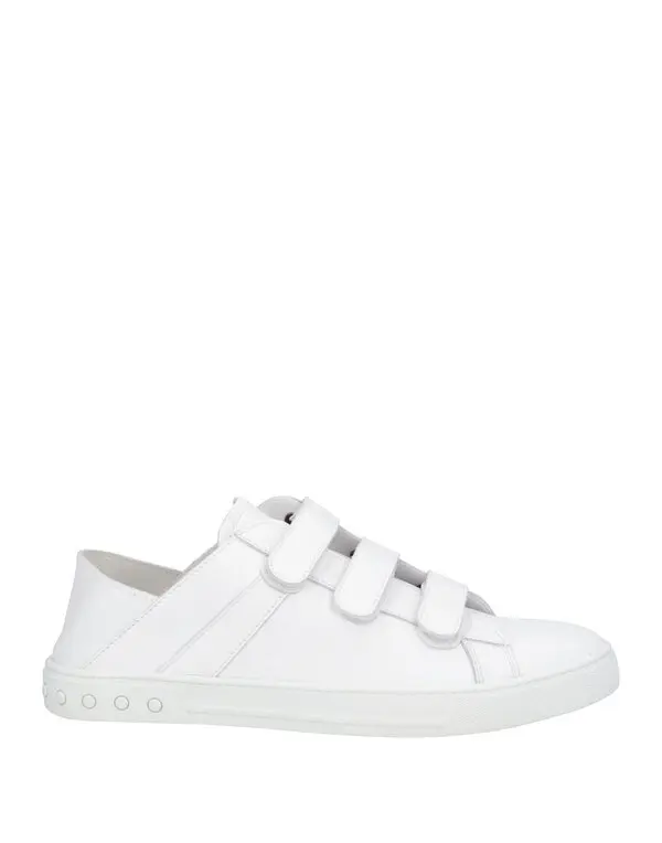 TOD'S Leather Low-top Sneakers - White
