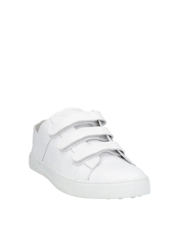 TOD'S Leather Low-top Sneakers - White