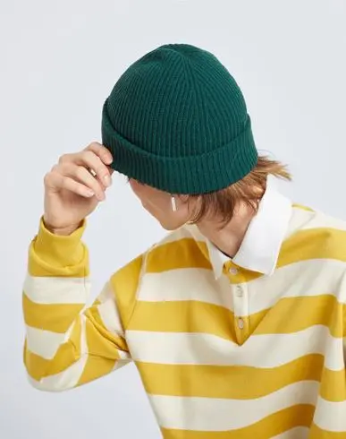 8 BY YOOX Recycled Cashmere Beanie Hat - Green