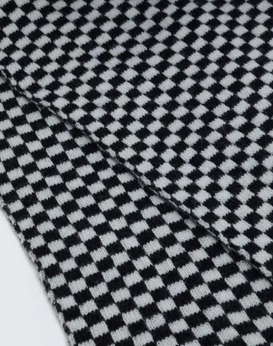 8 BY YOOX Recyled Wool Check Scarf Scarf Recycled Wool