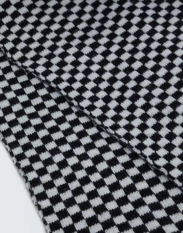 8 BY YOOX Recyled Wool Check Scarf Scarf Recycled Wool