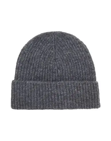 8 BY YOOX Ribbed Knit Beanie - Grey