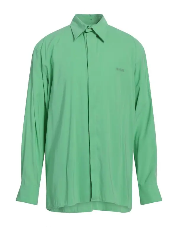 MSGM Shirt Size Viscose, Polyester - Green