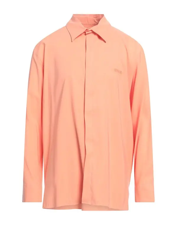 MSGM Shirt Military Size Viscose, Polyester - Salmon Pink
