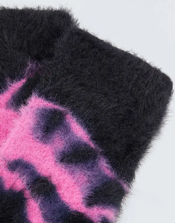 8 BY YOOX Tye Dye Polyamide Gloves