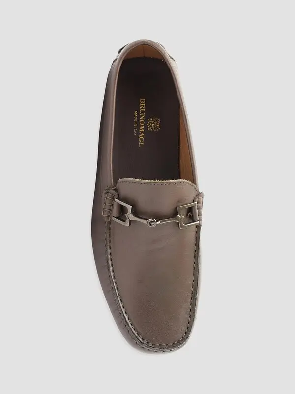 Bruno Magli Xander Leather Driver Loafers
