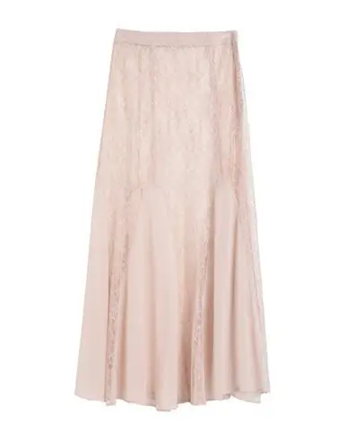 Topshop Lace Maxi Flared Skirt