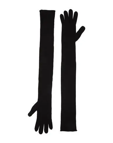 8 BY YOOX Recycled Wool Extra Long Gloves - Black