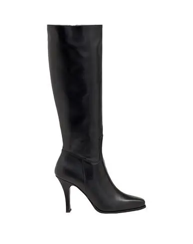 8 BY YOOX Leather Square-toe Calfskin Boots