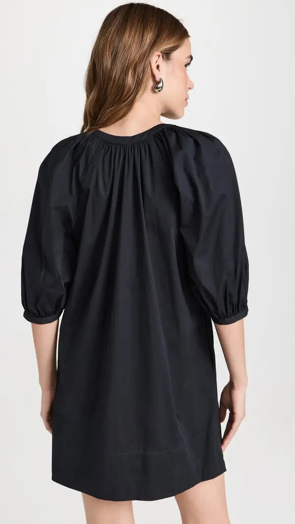 staud mini vincent dress black STAUD Women's Mini Vincent Dress, Navy, XS at Amazon Women's Clothing store