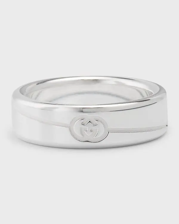 Gucci Tag Ring - Silver