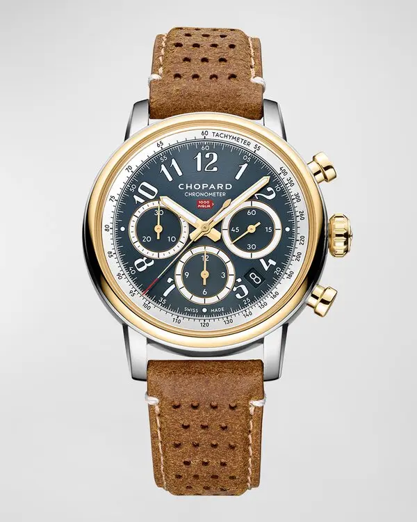 Chopard Mille Miglia 40mm Classic Chronograph Watch - Stainless Steel