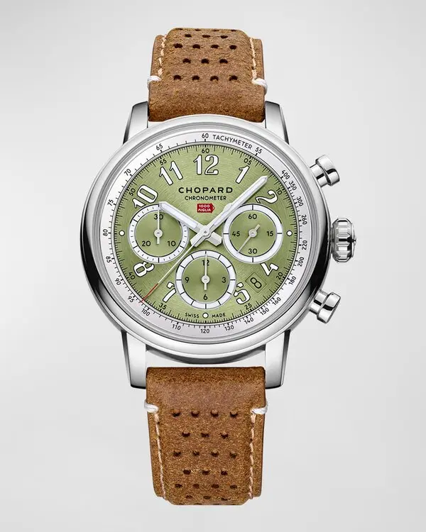 Chopard Mille Miglia 40mm Classic Chronograph Watch - Stainless Steel