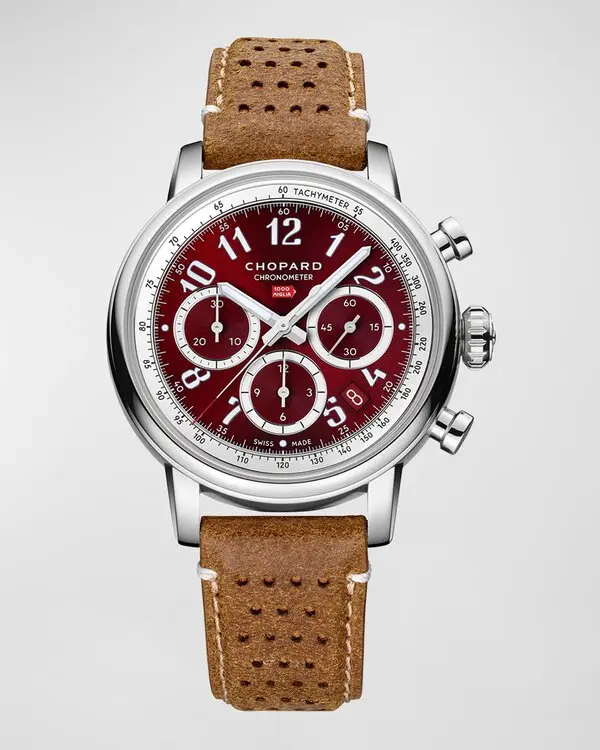 Chopard Mille Miglia 40mm Classic Chronograph Watch - Stainless Steel
