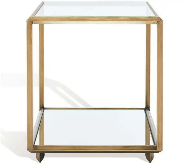 SAFAVIEH Florabella Mirror Accent Table Vale Rie - One-color