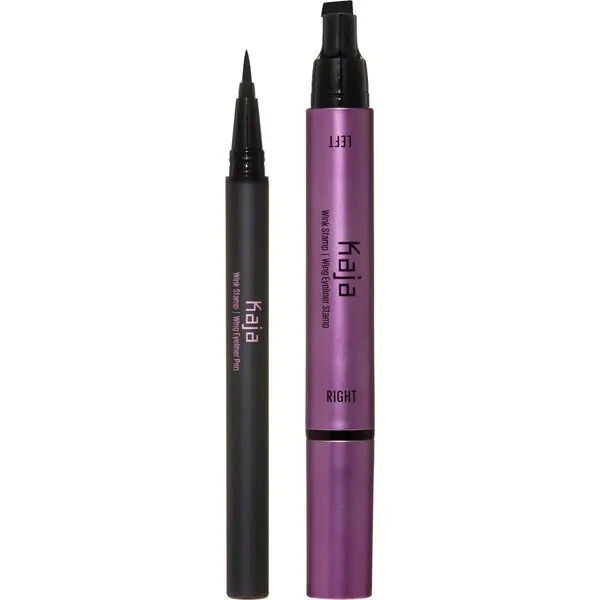 KAJA Wink Stamp Waterproof Wing Eyeliner Stamp & Pen - Black